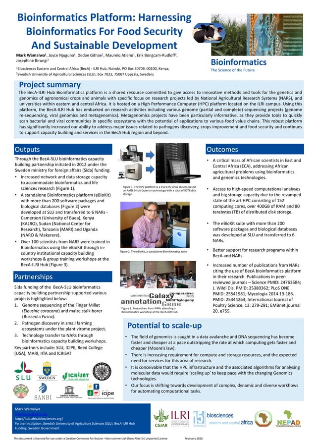 Bioinformatics platform: Harnessing bioinformatics for food security ...