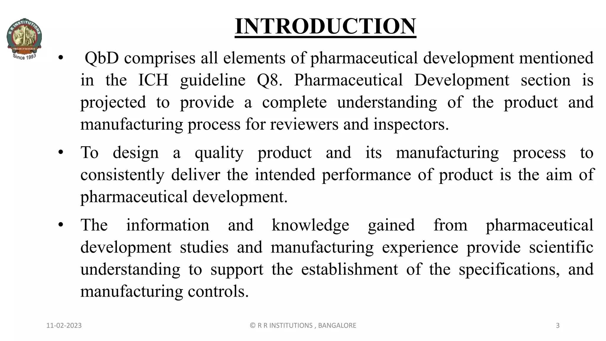 SCIENTIFICALLY BASED QUALITY BY DESIGN(QBD) and APPLICATION.pptx