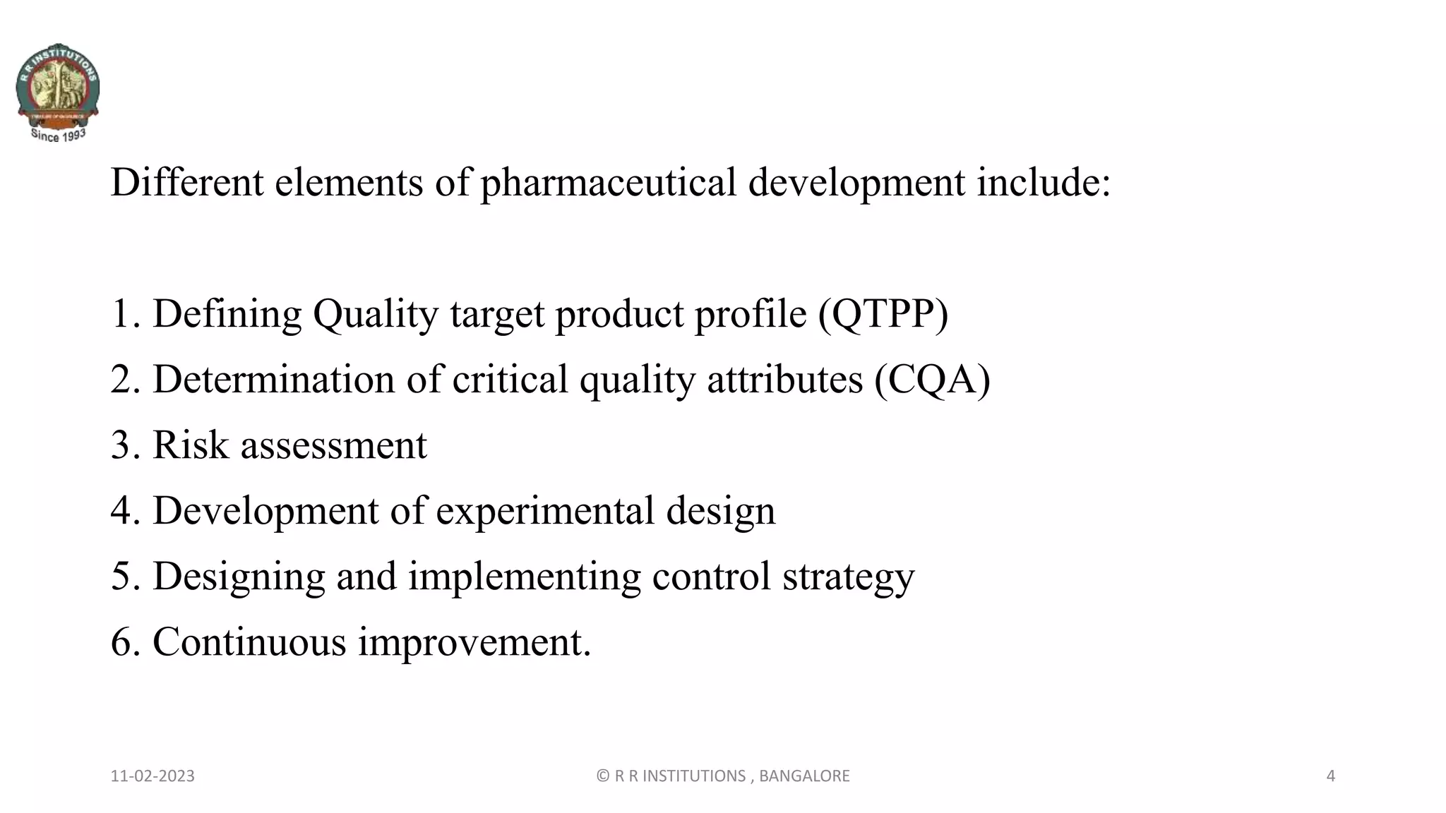 SCIENTIFICALLY BASED QUALITY BY DESIGN(QBD) and APPLICATION.pptx