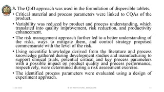 SCIENTIFICALLY BASED QUALITY BY DESIGN(QBD) and APPLICATION.pptx