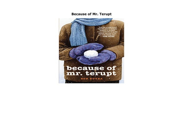 Because of Mr. Terupt | PDF