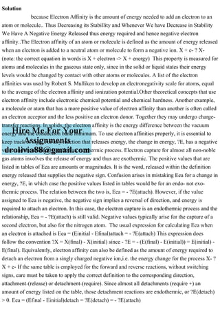 because Electron Affinity is the amount of energy.pdf