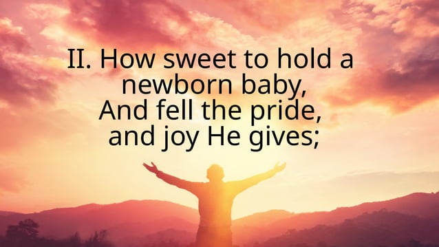 Because He lives.pptx, hymns of love, lyrics with christian background ...