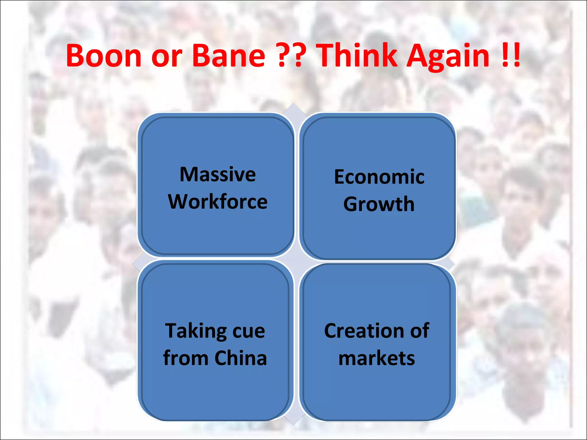 population - boon or bane ? | PPT