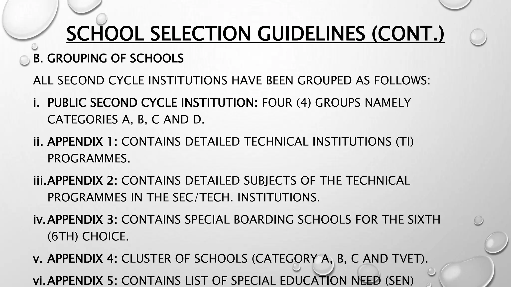 BECE school selection guidelines 1.pptx