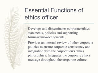 Ethical Committees- Roles and Suggestions for Effectiveness | PPTX