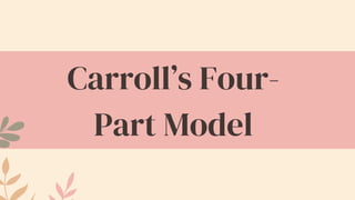BECG-Carroll’s Four-Part Model: A Framework for Corporate Social ...