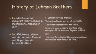 Lehman Brothers - Corporate Governance | PPTX