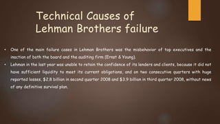 Lehman Brothers - Corporate Governance | PPTX