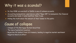Lehman Brothers - Corporate Governance | PPTX