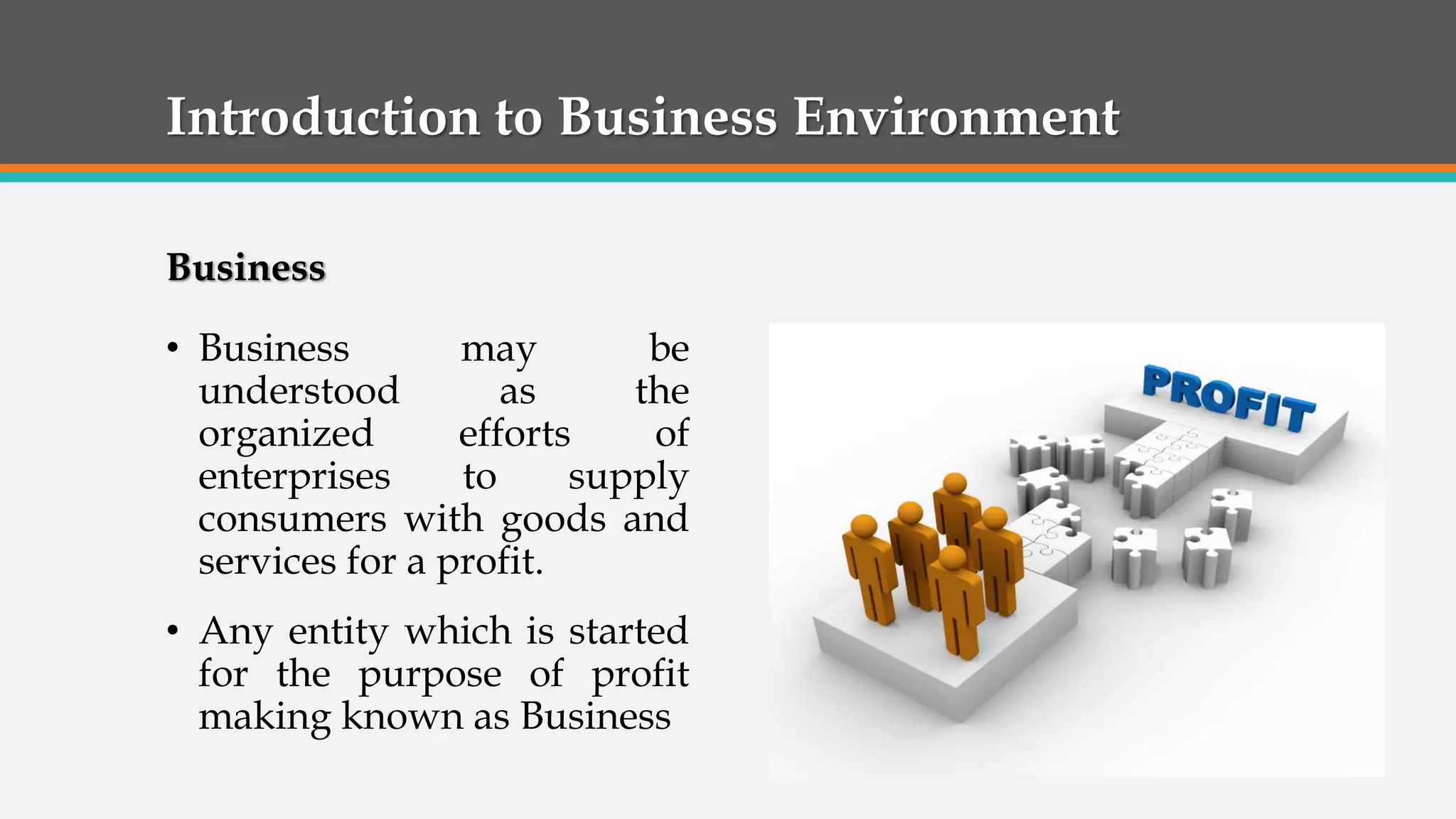 Introduction to Business Environment | PPTX