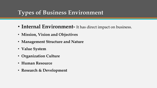 Introduction to Business Environment | PPTX