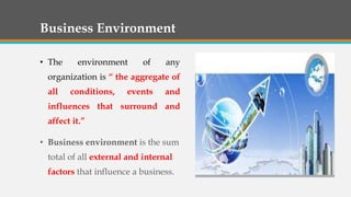 Introduction to Business Environment | PPTX