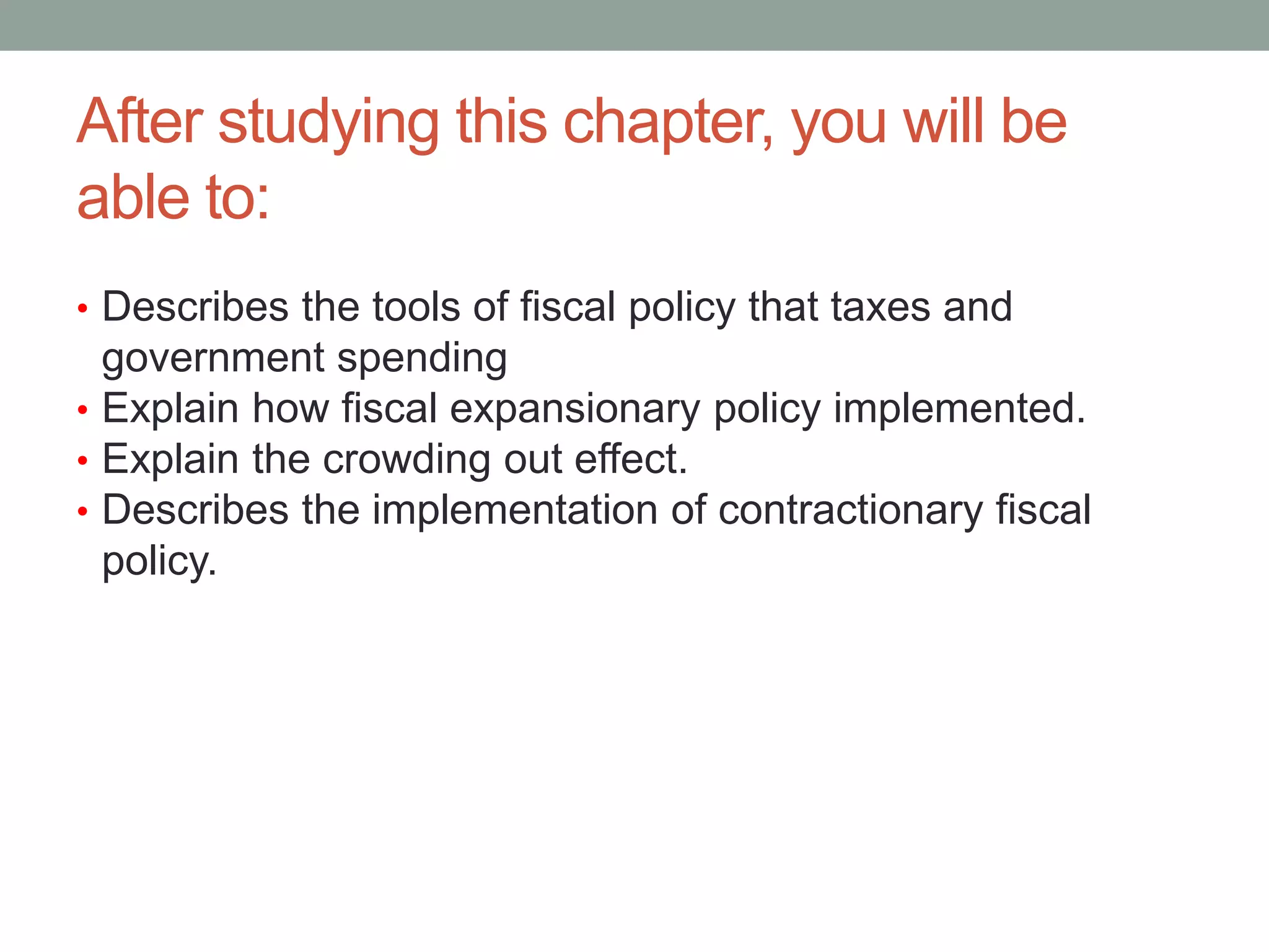 Be Chapter 11 : Macroeconomic Policy | PPTX