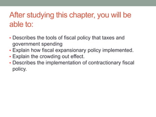 Be Chapter 11 : Macroeconomic Policy | PPTX