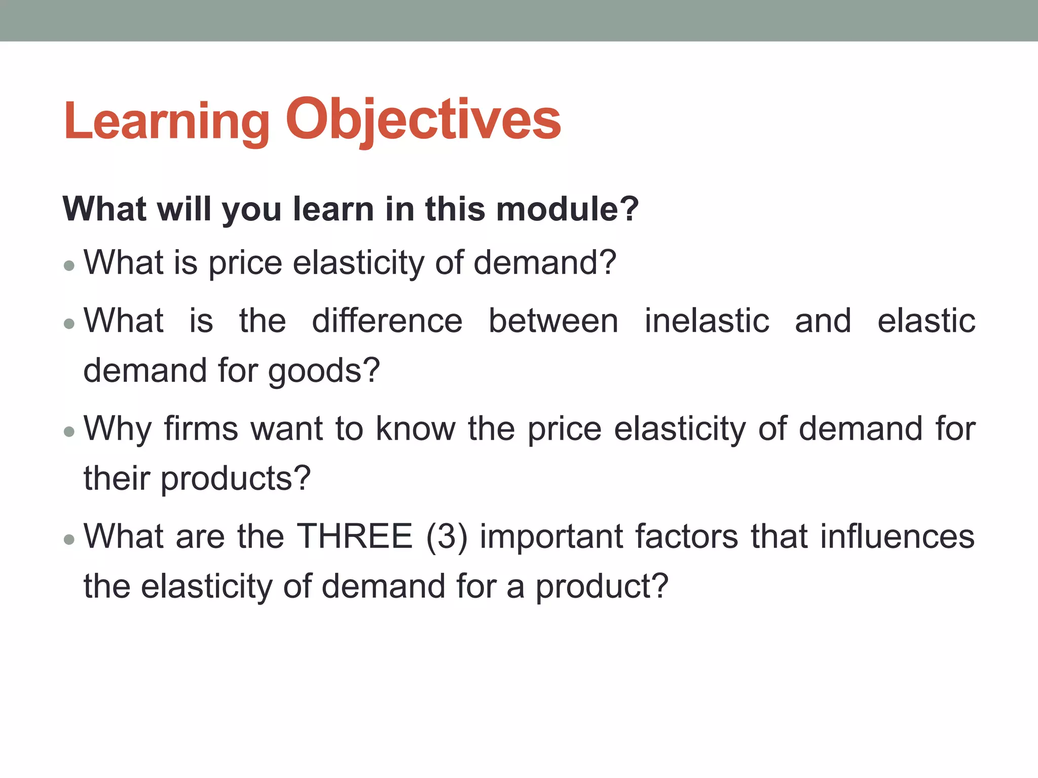 Chapter 3 Quantitative Demand Analysis | PPTX