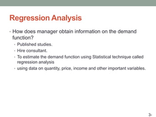 Chapter 3 Quantitative Demand Analysis | PPTX