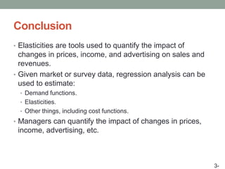 Chapter 3 Quantitative Demand Analysis | PPTX