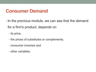 Chapter 3 Quantitative Demand Analysis | PPTX