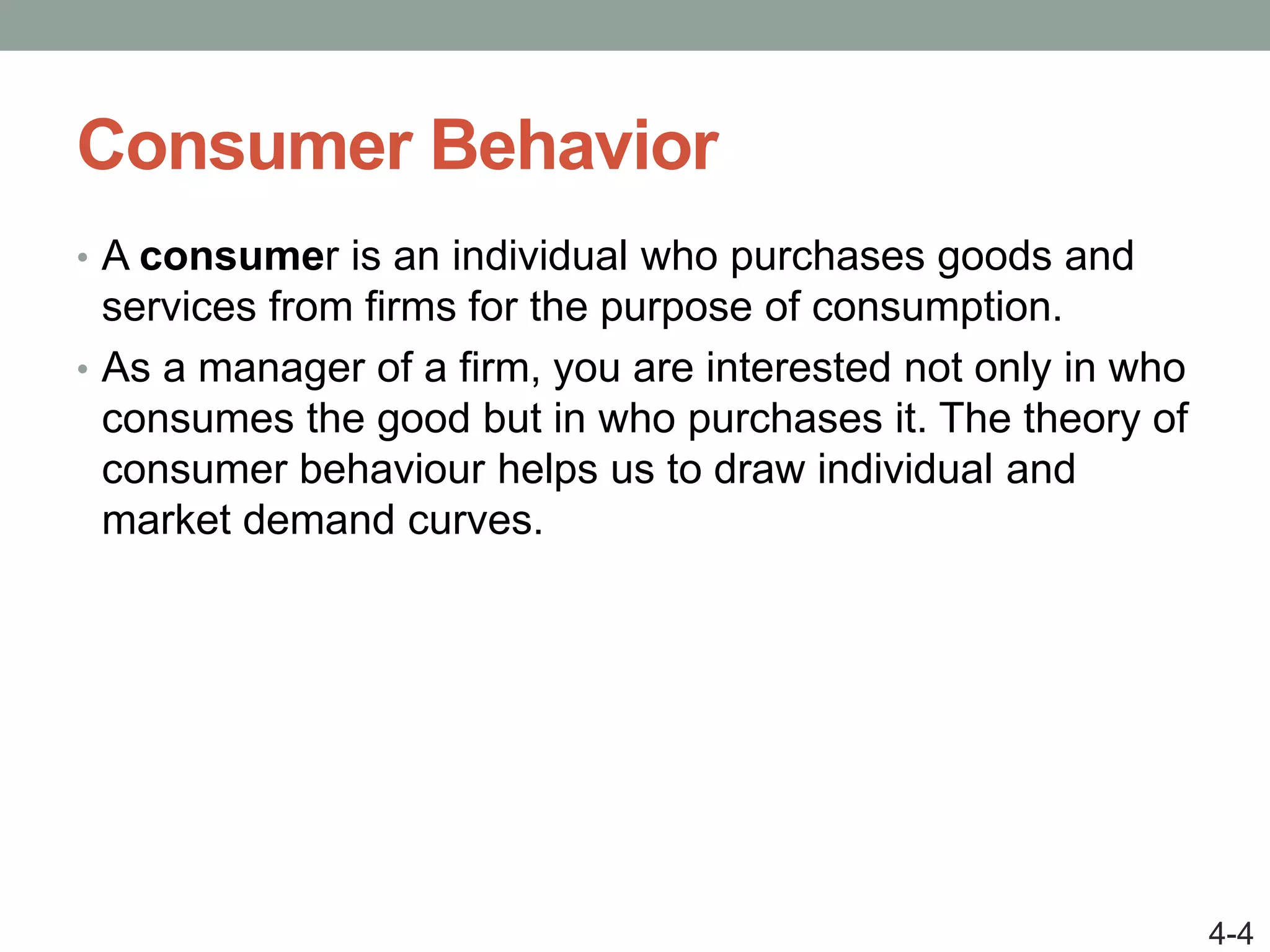 Chapter 4 Consumer Behavior | PPTX