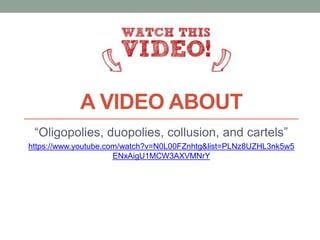 Chapter 7 Oligopoly | PPT | Free Download