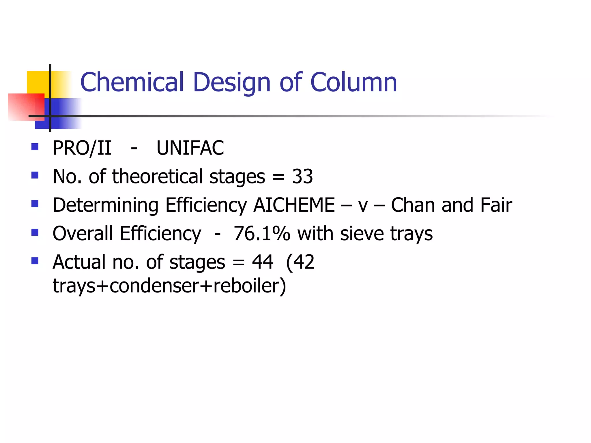 Be Chemical Engineering Design Project Production Of Propylene Oxide Ppt