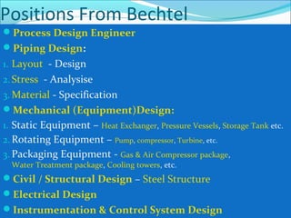 Bechtel epc | PPT | Civil Engineering Industry | Industries