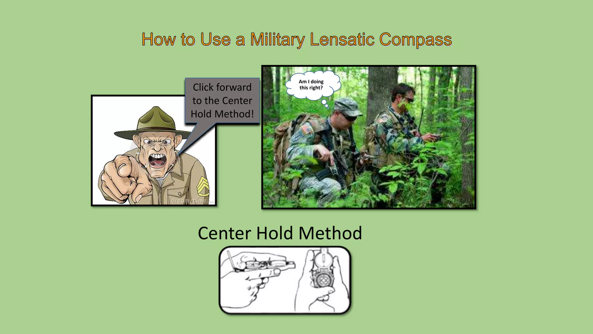 How to use a lensatic compass | PPTX