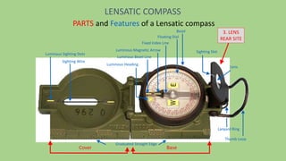 How to use a lensatic compass | PPTX
