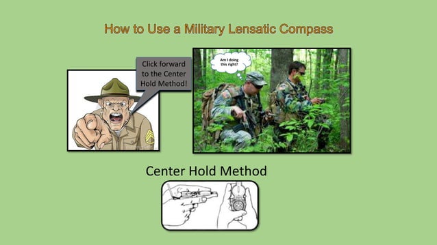 How to use a lensatic compass | PPTX | Hunting and Shooting | Sports