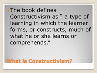 Becker constructivism | PPTX