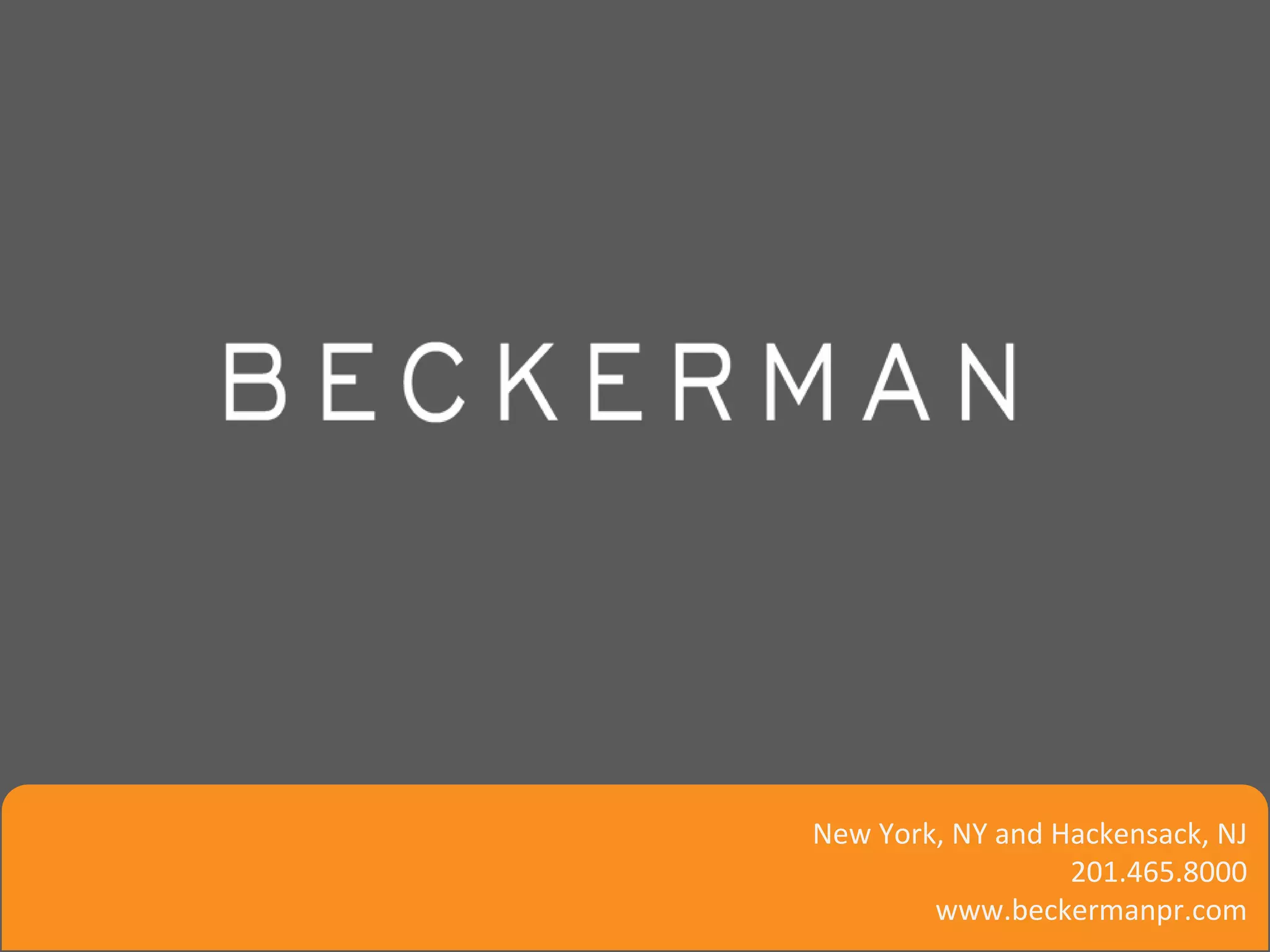 Beckerman Presentation | PPT