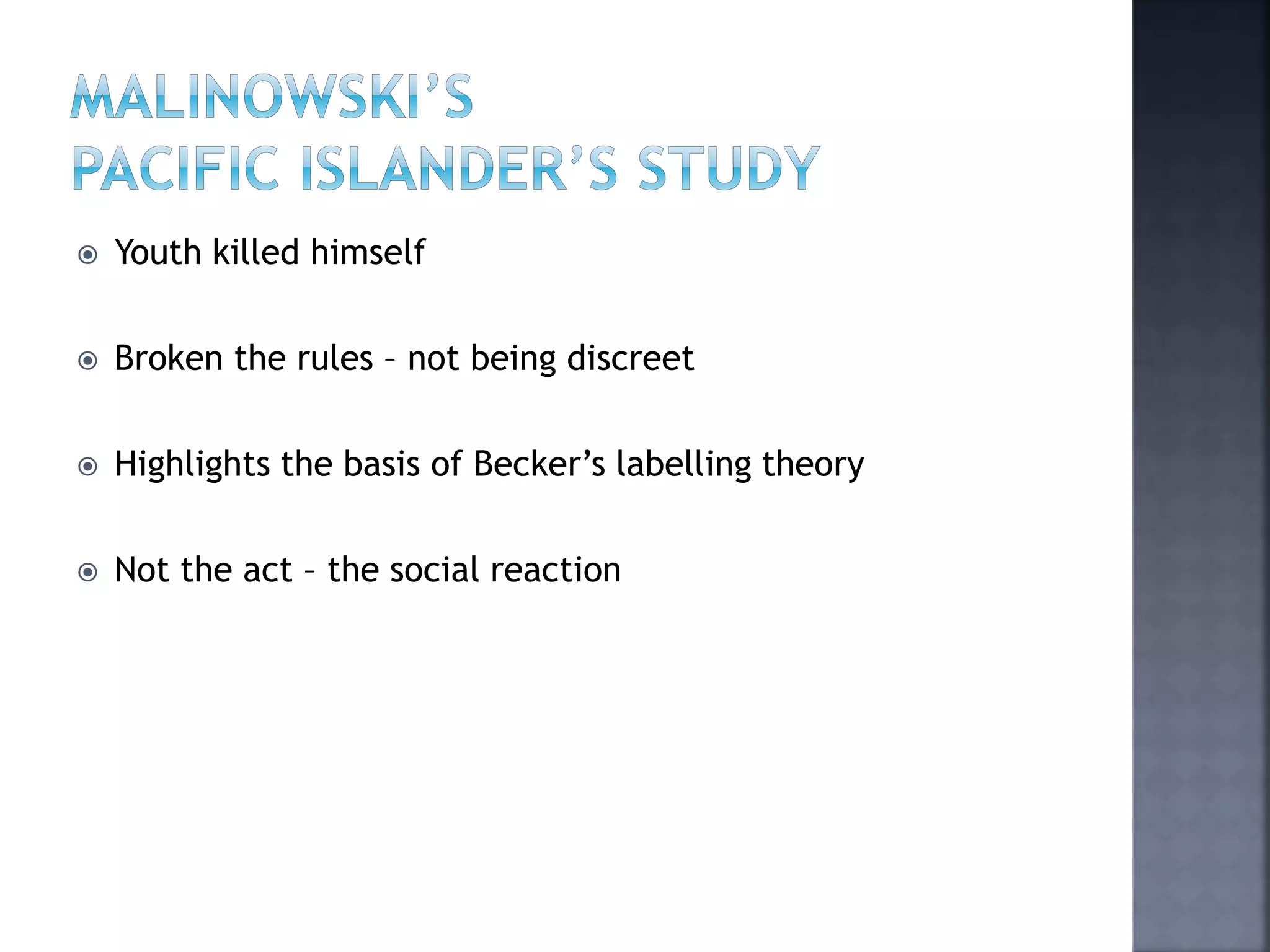 Becker's Labelling Theory & Interactionism | PPTX