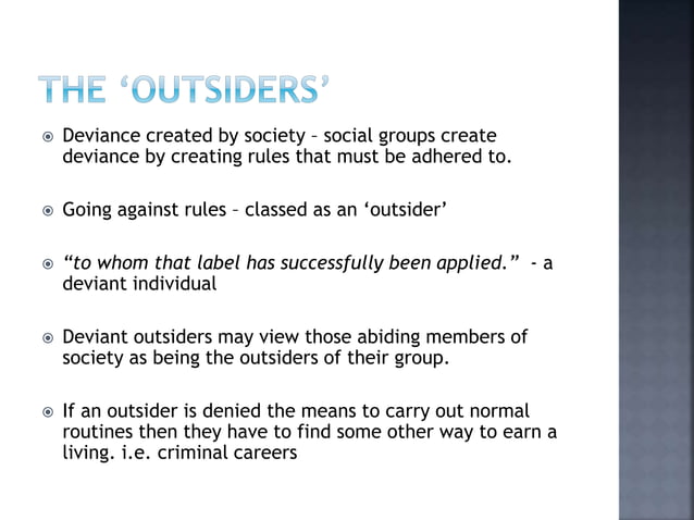 Beckers Labelling Theory And Interactionism Pptx