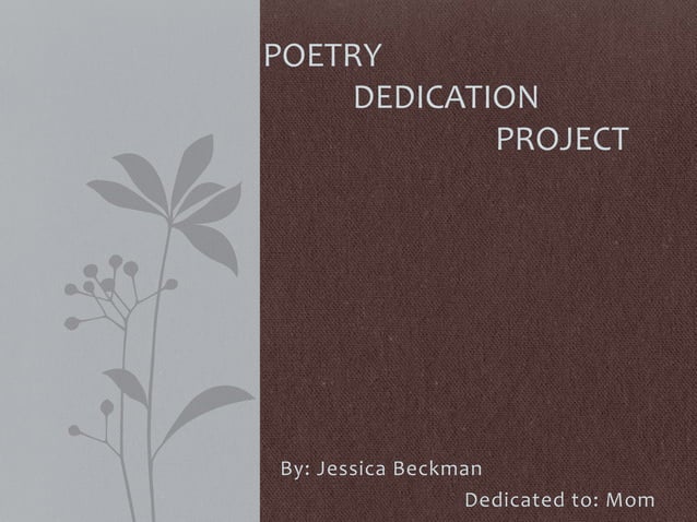 Beckman.dedication projecet | PPT