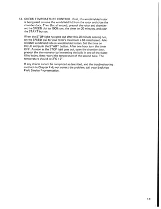 Beckman J-6B - manual de usuario centrifuga | PDF