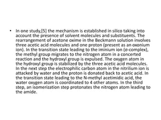 Beckmann rearrangement | PPTX