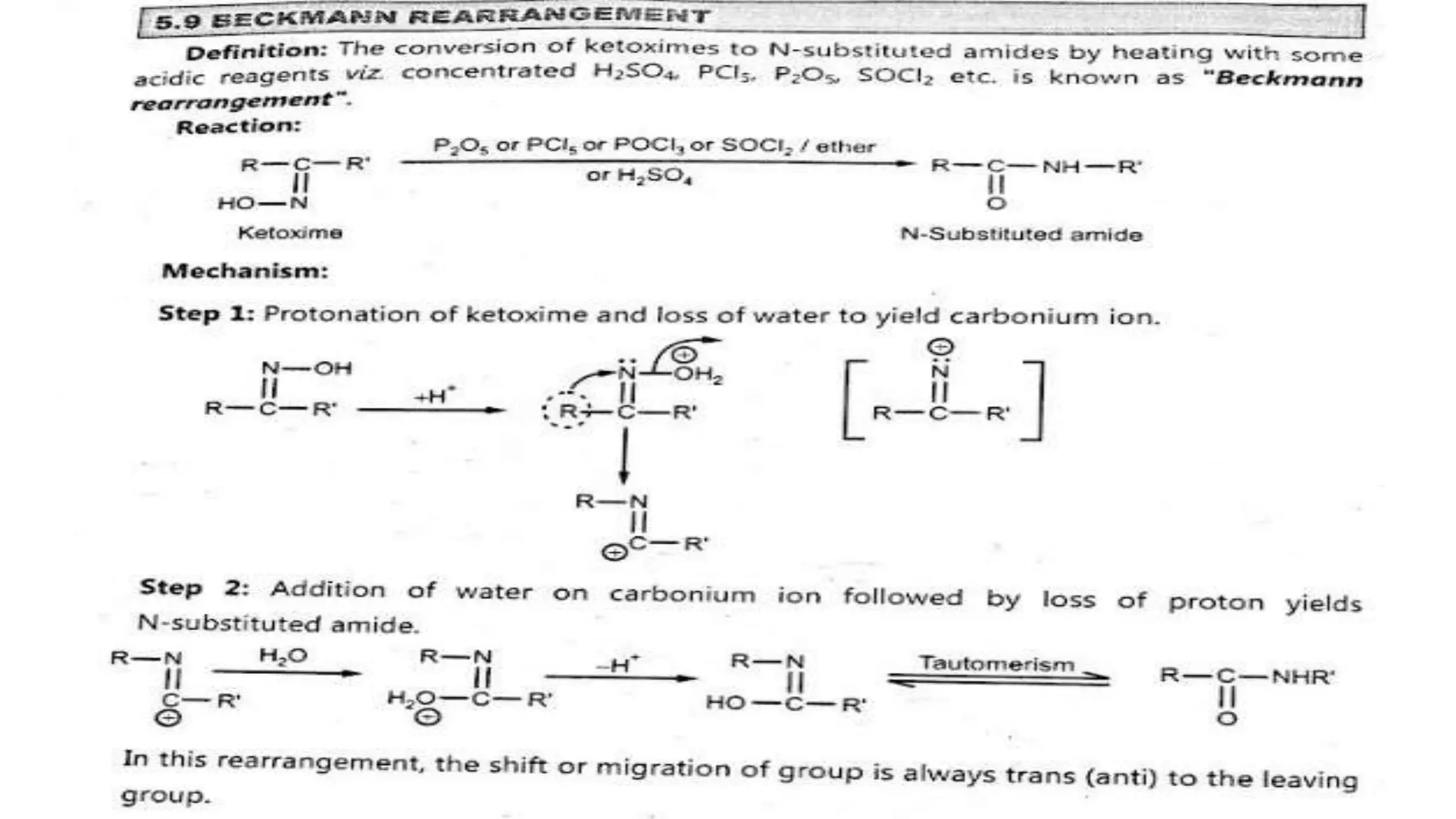 Beckmann Rearrangement.pptx