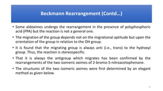 Beckmann Rearrangement with mechanism.pptx