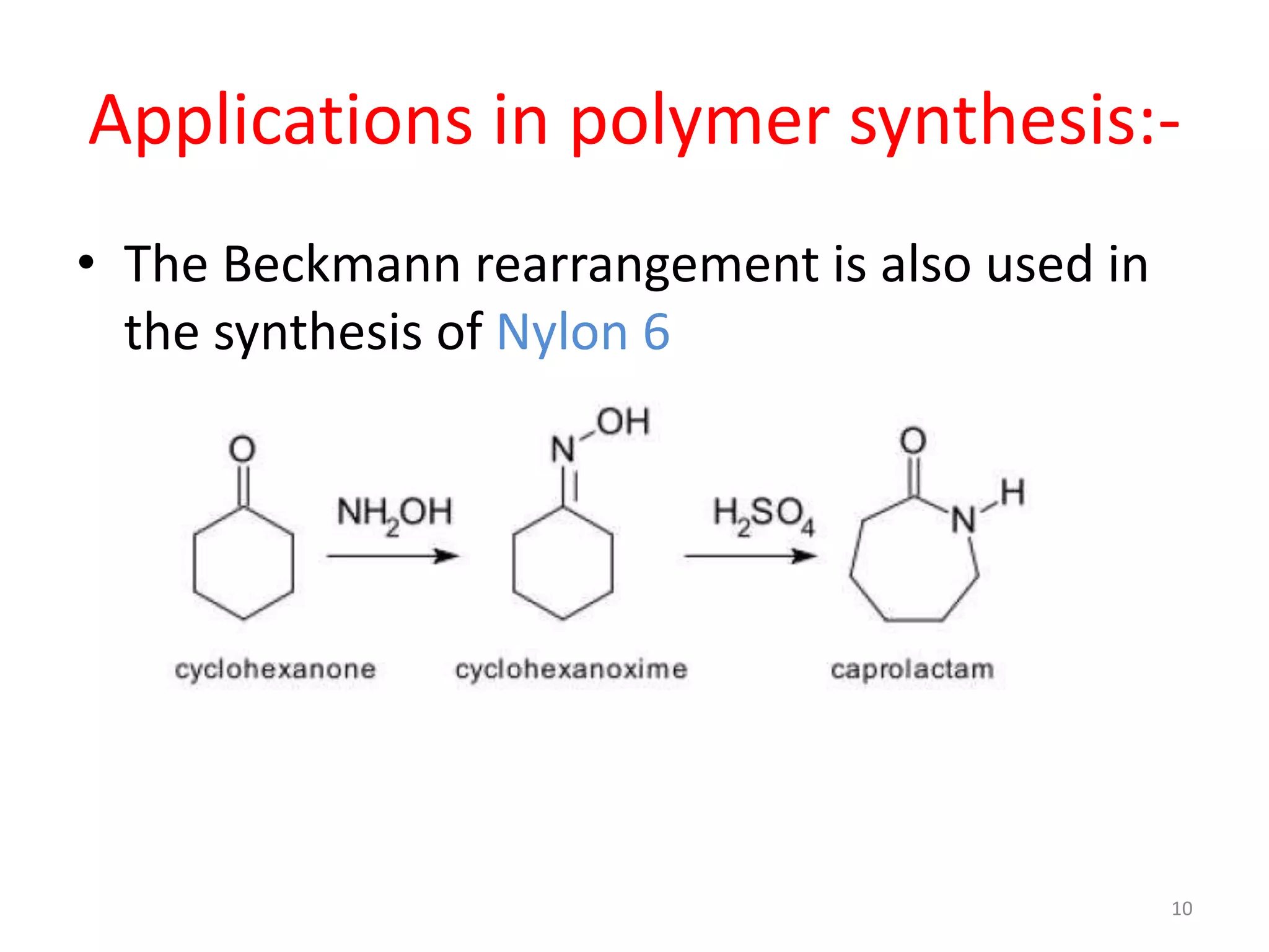 Beckmann rearrangement ppt | PPTX