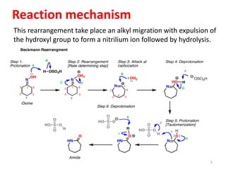 Beckmann rearrangement ppt | PPTX