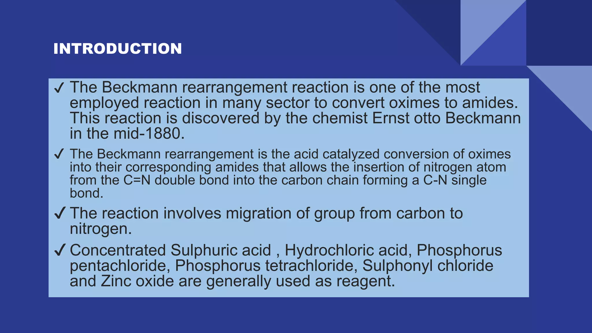 Beckmann Rearrangement Y.K.pptx