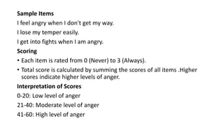 BECK YOUTH INVENTORY in psychological testing | PPTX | Mental Health ...