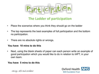 Practical Participation–practical hints and tips to help you to involve ...