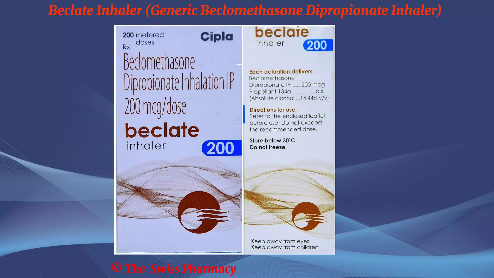 Beclate Inhaler (Generic Beclomethasone Dipropionate Inhaler) | PPT