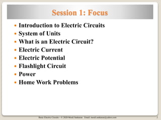 Basic Electric Circuits Session 1 | PPTX