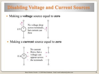 Basic Electric Circuits Session 10 | PPT