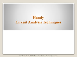 Basic Electric Circuits Session 10 | PPT