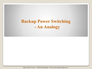 Basic Electric Circuits Session 11A | PPT