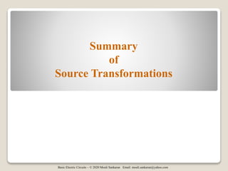 Basic Electric Circuits Session 11C | PPTX | Computer Networking | Computing